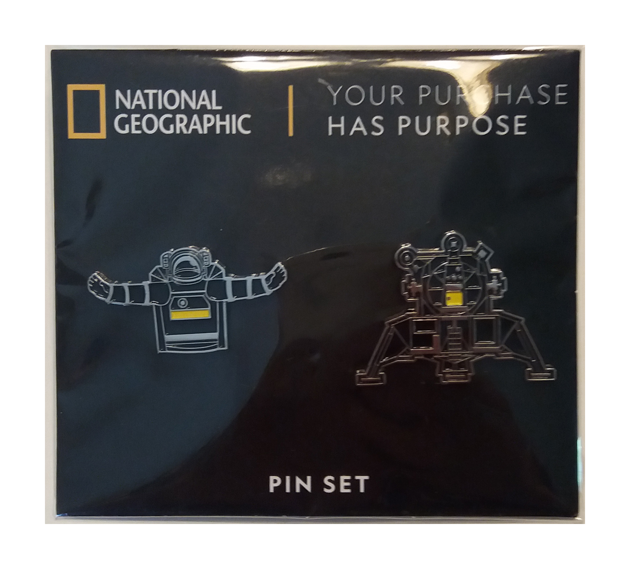 National Geographic NASA Apollo 11 Lunar Mission Pin Set | Singularity